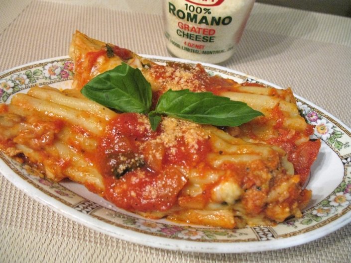 Three Cheese Stuffed Manicotti Recipe | Michele Romano Recipes